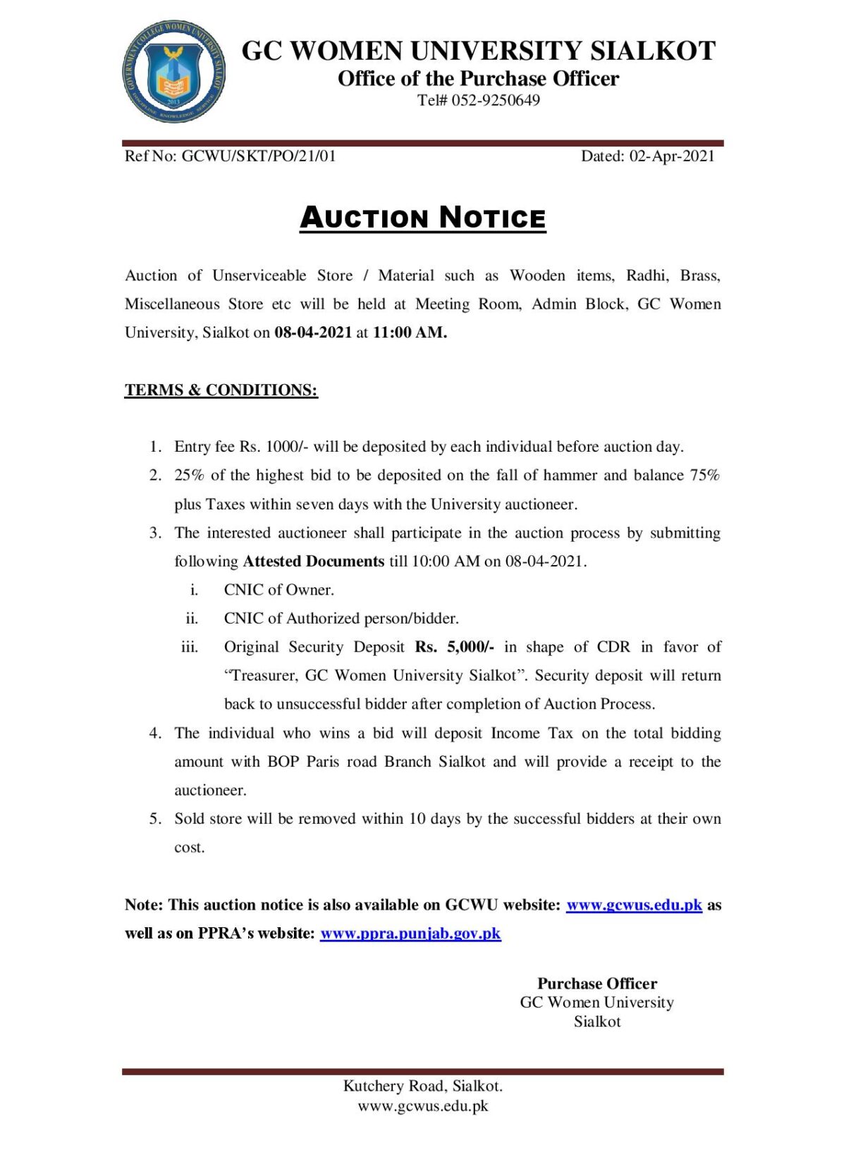 Welcome to :: Govt. College Women University, Sialkot