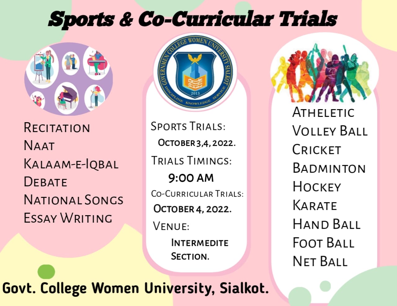 Welcome to :: Govt. College Women University, Sialkot