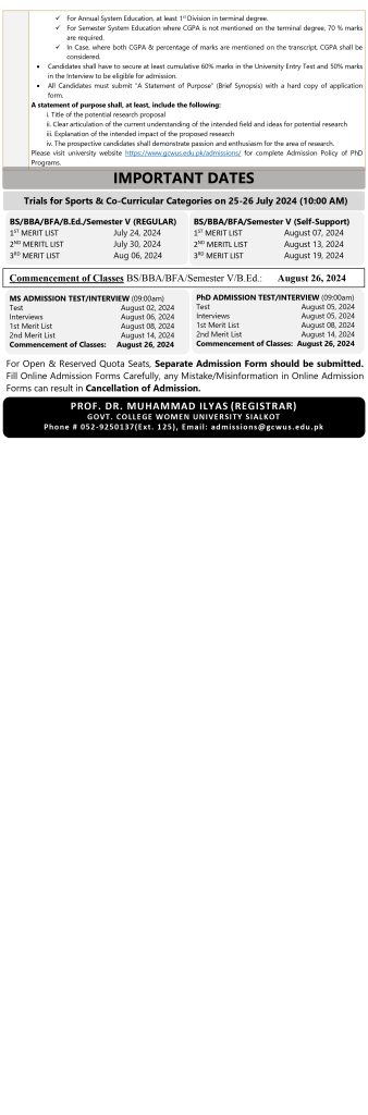 Welcome to :: Govt. College Women University, Sialkot