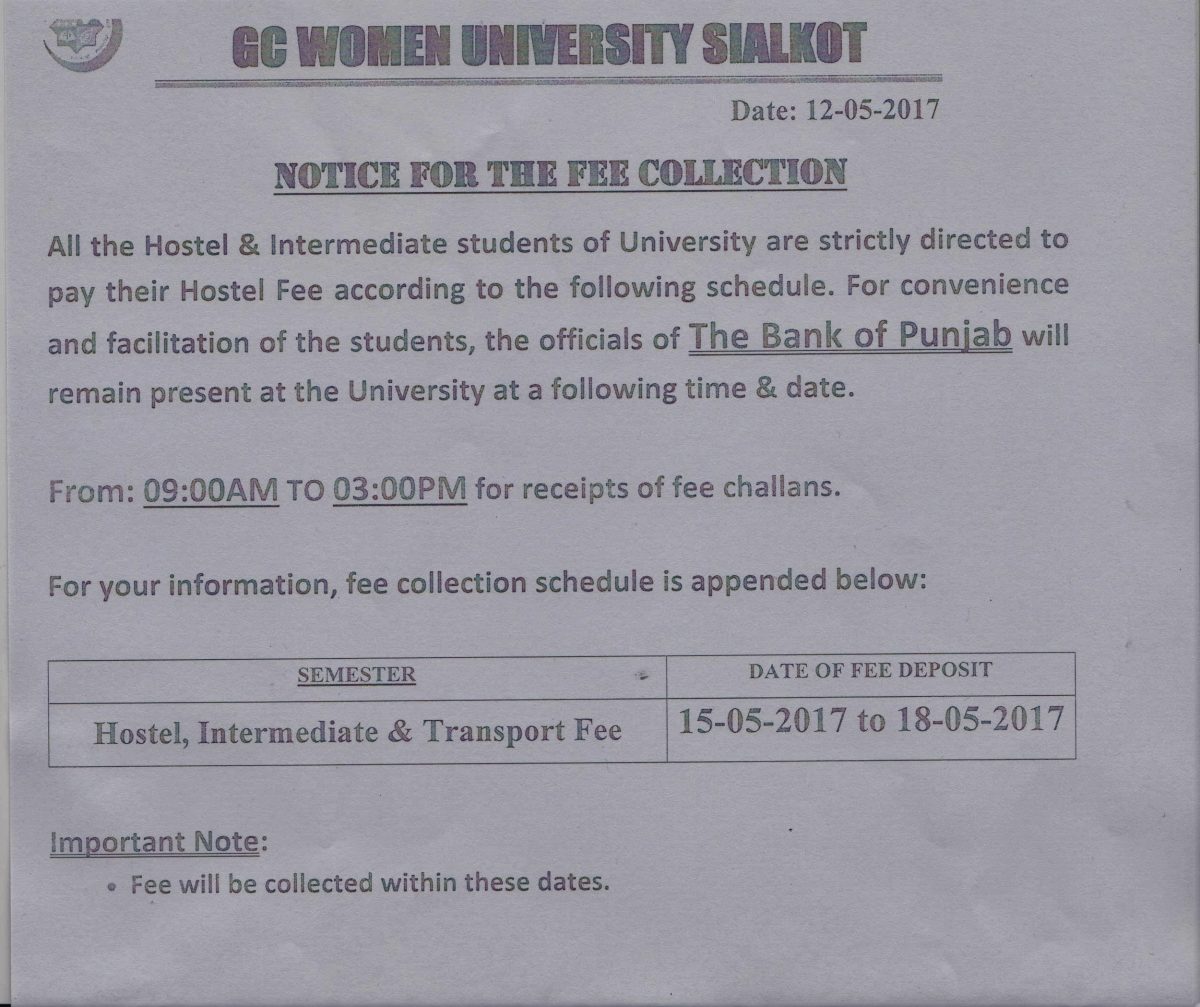 Welcome to :: Govt. College Women University, Sialkot